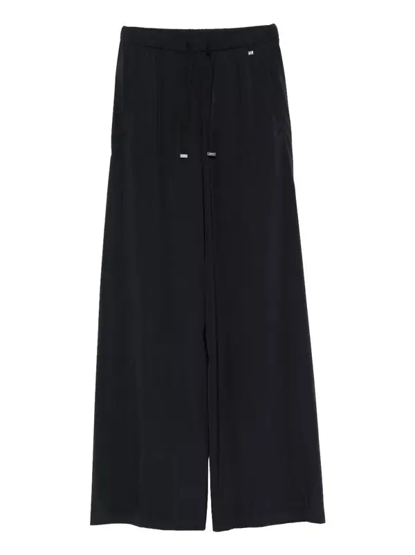Herno Drawstring Wide Leg Pants - Blue