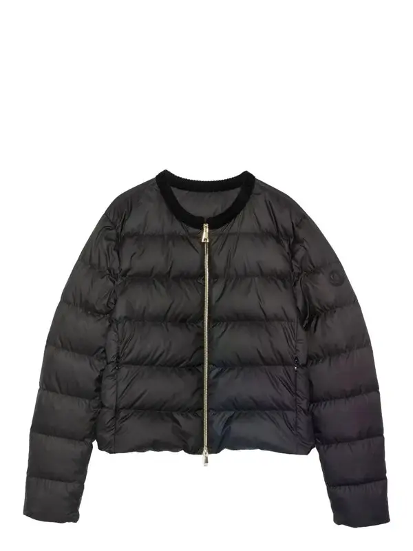 Moncler Quilted Zip-up Jacket - Black