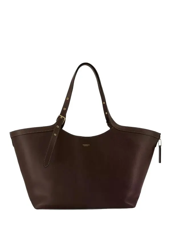 COACH Gramercy Leather Tote Bag - Brown