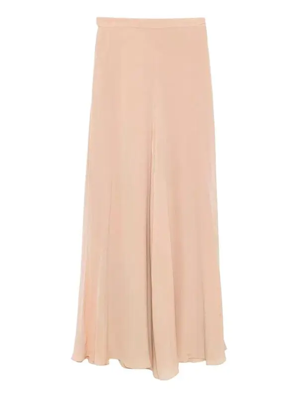 Elie Saab Silk Palazzo Pants - Neutrals
