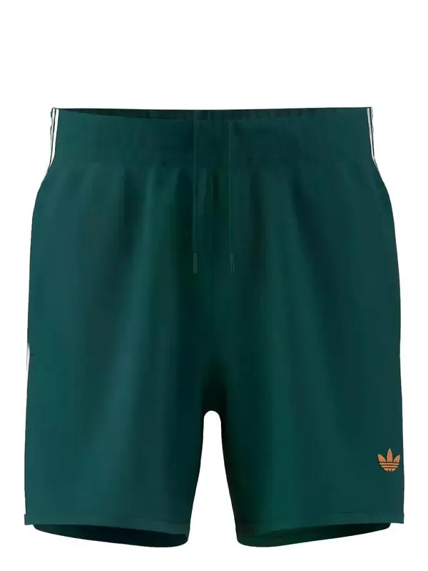 Adidas Striped Shorts - Green