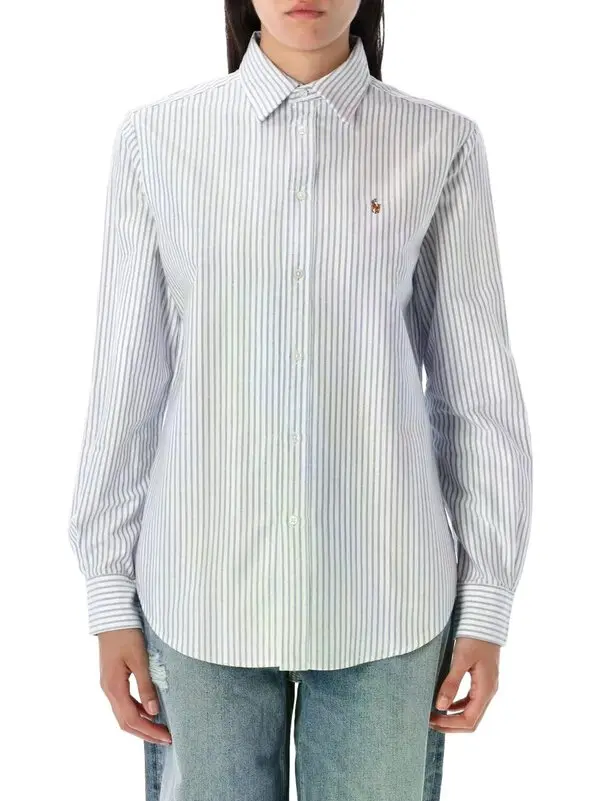 Polo Ralph Lauren Striped Oxford Shirt - Blue