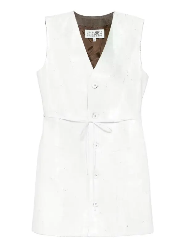 MAISON MARGIELA V-neck Gilet - White