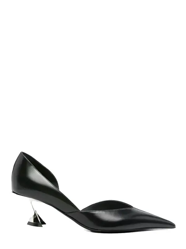 MUGLER 55mm Fang Sculpted-heel Pumps - Black