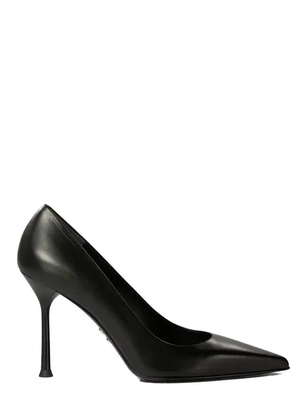 SERGIO LEVANTESI Musa Leather Pumps - Black