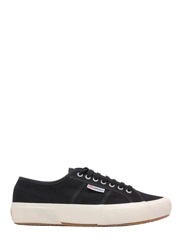 Superga Lace-up Canvas Sneakers - Black