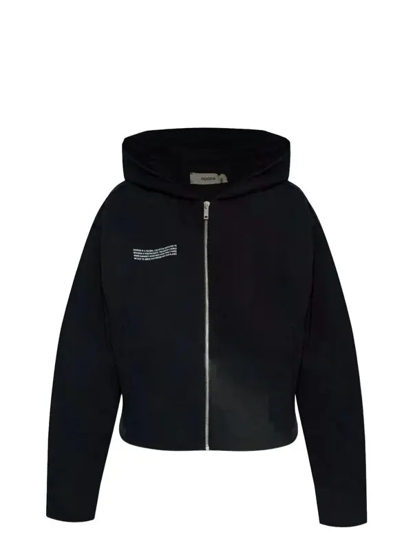 PANGAIA Zip-up Hoodie - Black