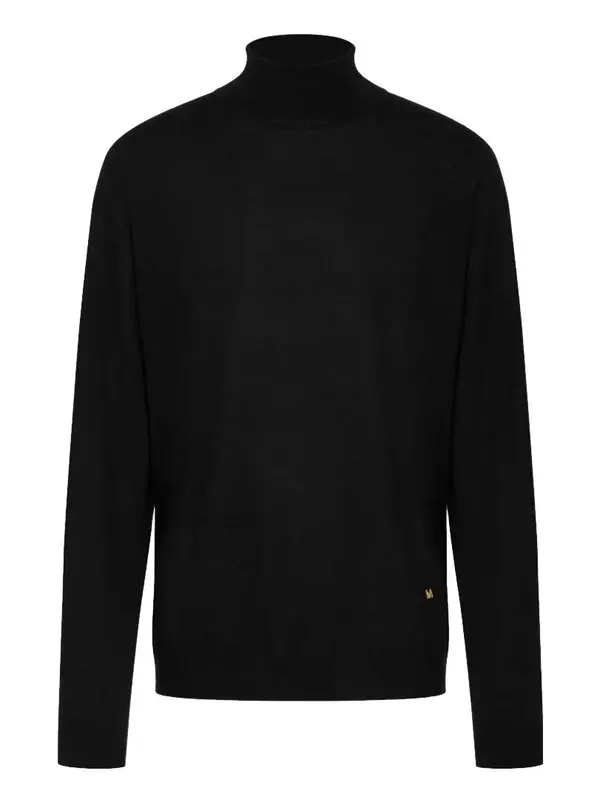 Moschino Turtleneck Sweater - Black