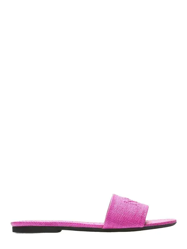 N°21 Logo-embossed Flat Sandals - Pink