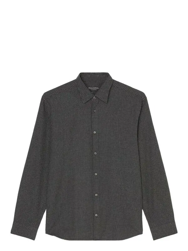 Marc O'polo Checked Button-up Shirt - Black