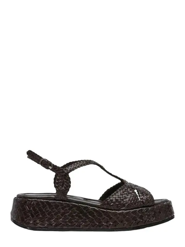 TONI PONS Interwoven Platform Sandals - Brown