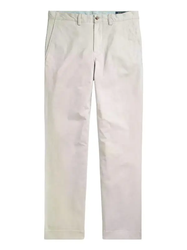 Polo Ralph Lauren Flat-front Twill Trousers - Neutrals