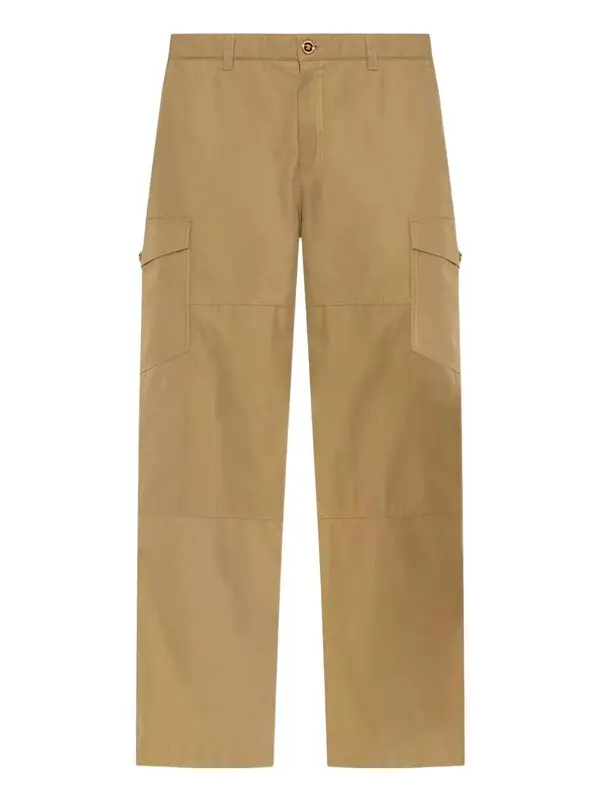 Versace Cotton Cargo Pants - Neutrals