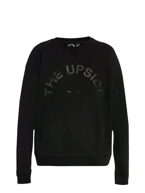 The Upside Logo-print Sweatshirt - Black
