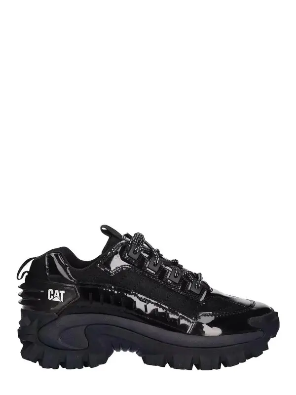CATERPILLAR Lace-up Padded-collar Sneakers - Black