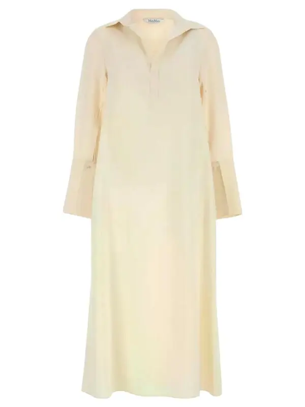 Max Mara Ossola Spread-collar Dress - Neutrals