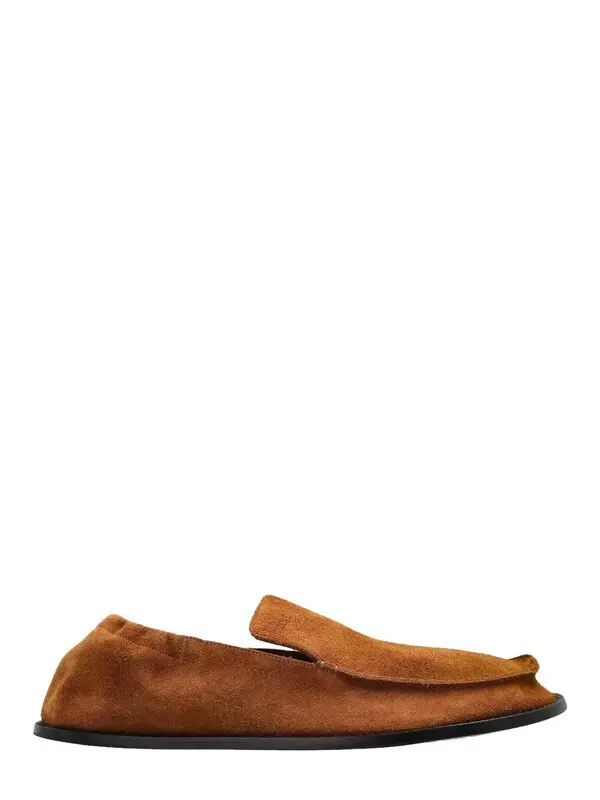 Loewe Flex Suede Loafers - Brown