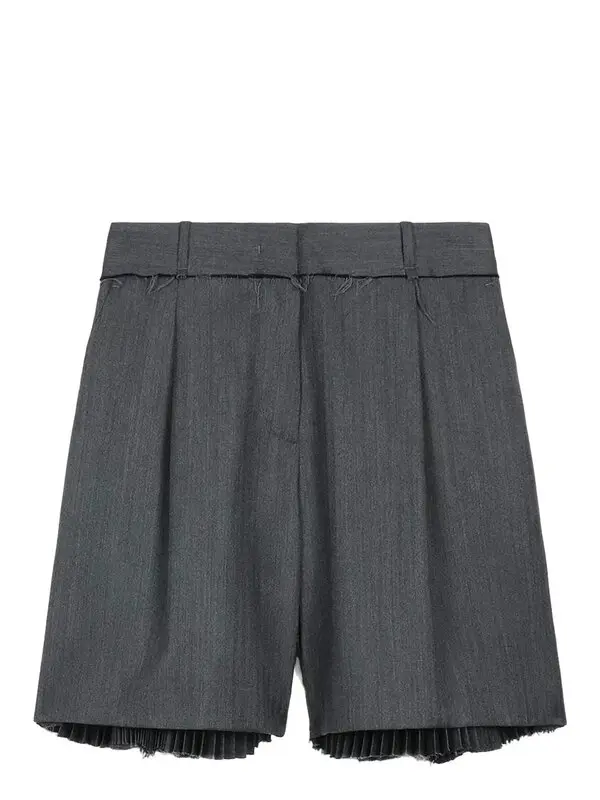 Ports 1961 Pleated Shorts - Grey