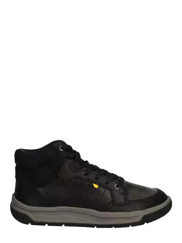 CATERPILLAR Apa Cush Padded-collar Lace-up Boots - Black