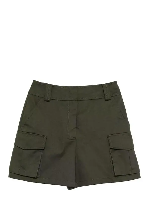 Elie Saab Gabardine Shorts - Green