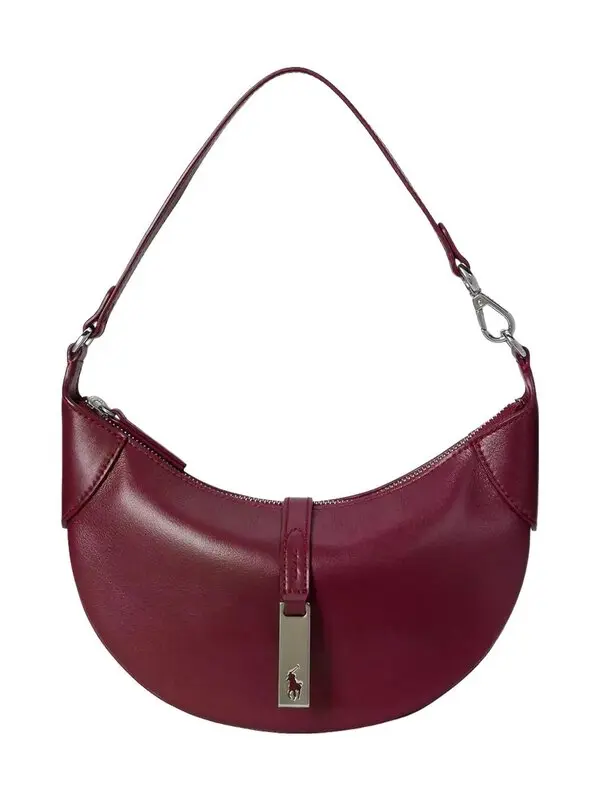 Polo Ralph Lauren Polo Id Leather Shoulder Bag - Red