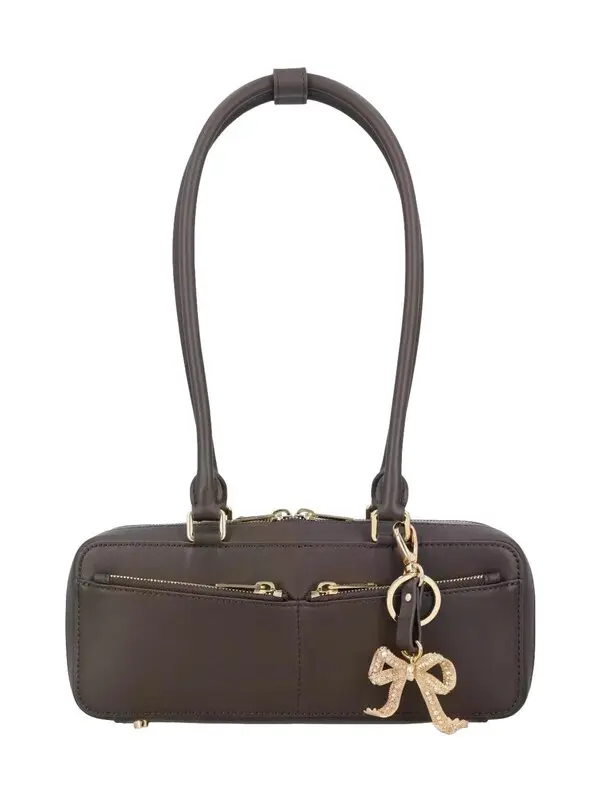 SELF-PORTRAIT Leather Handbag - Brown