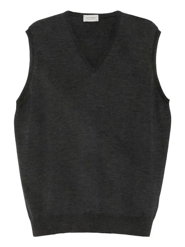 John Smedley Hadfield Vest - Grey