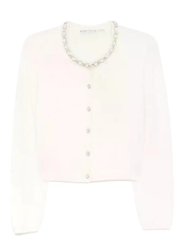 Alice + Olivia Dollie Cardigan - Neutrals