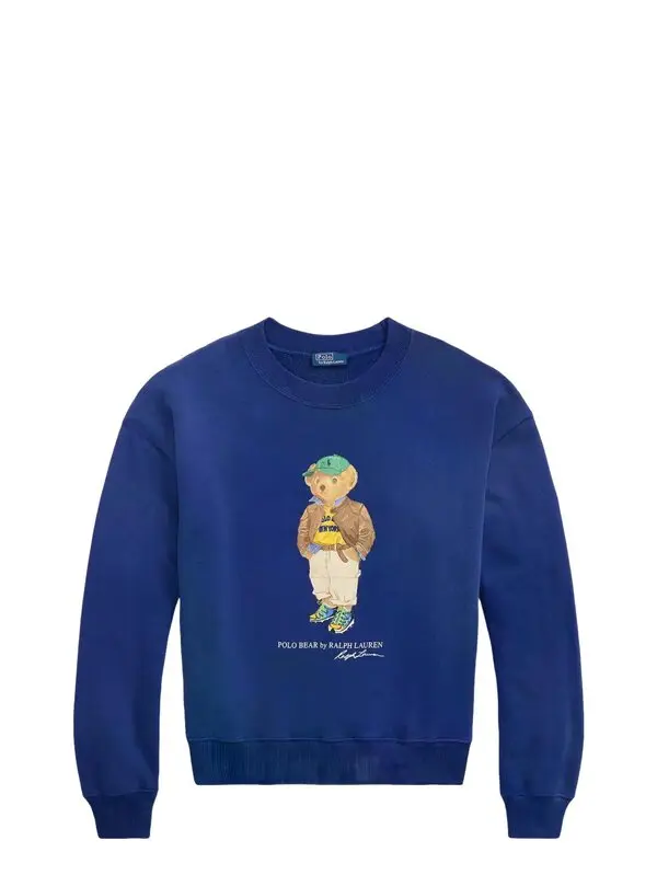 Polo Ralph Lauren Polo Bear Crew-neck Sweatshirt - Blue