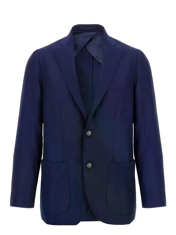 BARBA NAPOLI Jim2 Tailored Blazer - Blue