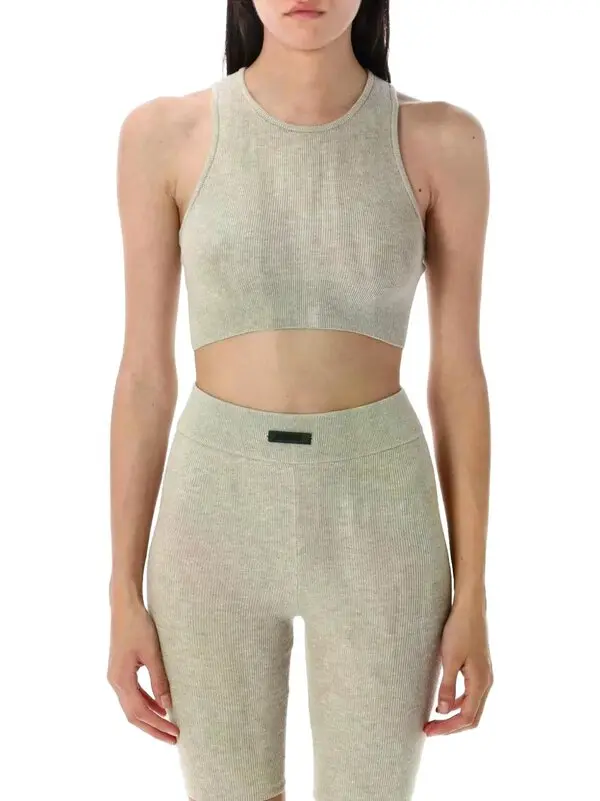Fear Of God Crew-neck Ribbed Tank Top - Neutrals