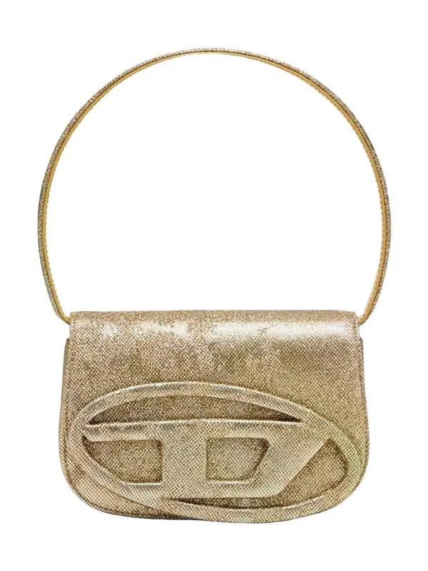 DIESEL® 1dr Glitter-embellished Shoulder Bag - Gold