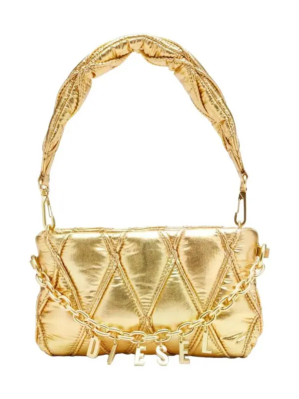 DIESEL Charm-d Shoulder Bag - Gold