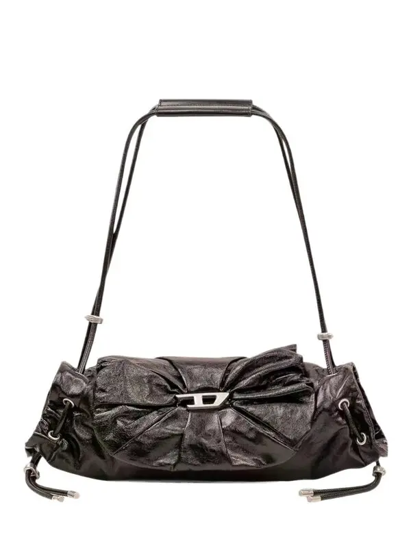 DIESEL® Small Scrunch-d Shoulder Bag - Black