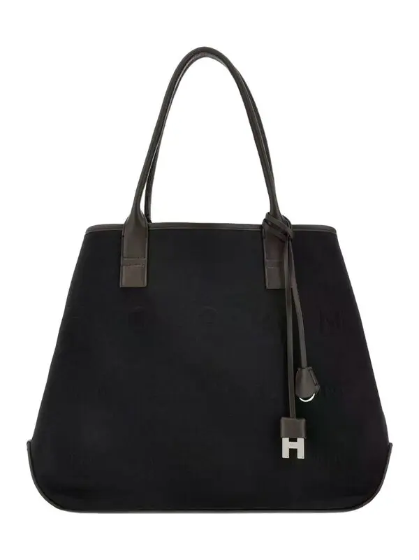 Hogan Medium Script Tote Bag - Black