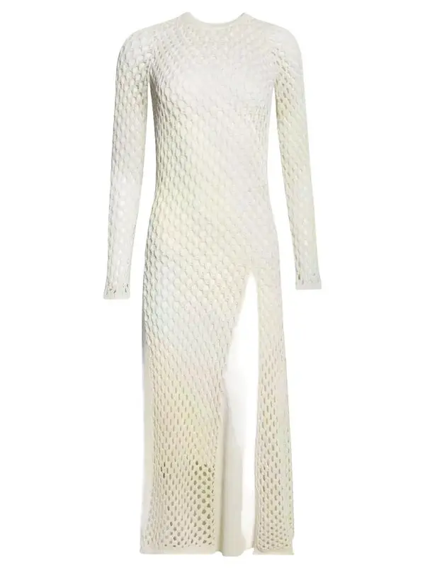 DIOTIMA Anansi Mesh-paneled Dress - White
