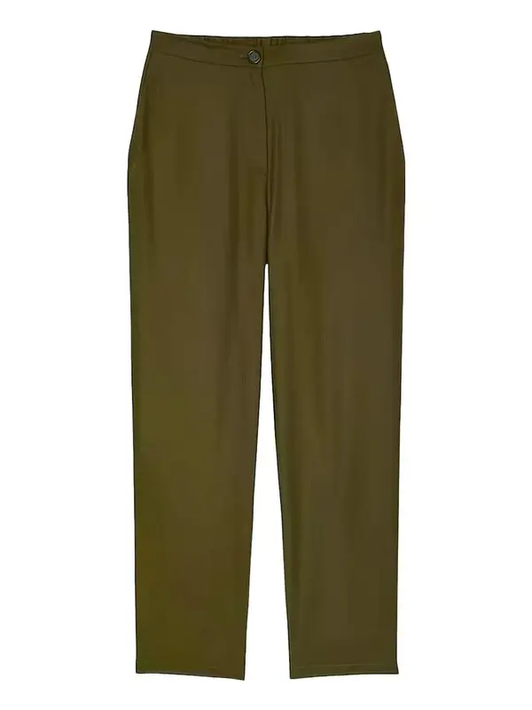 Marc O'polo High-waisted Tailored Trousers - Green