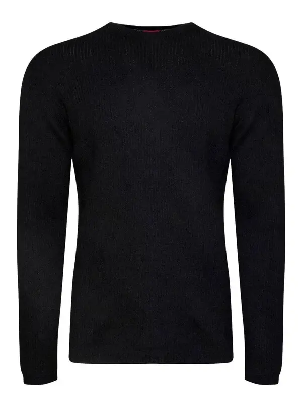 THE ELDER STATESMAN Ribbed Jumper - Black