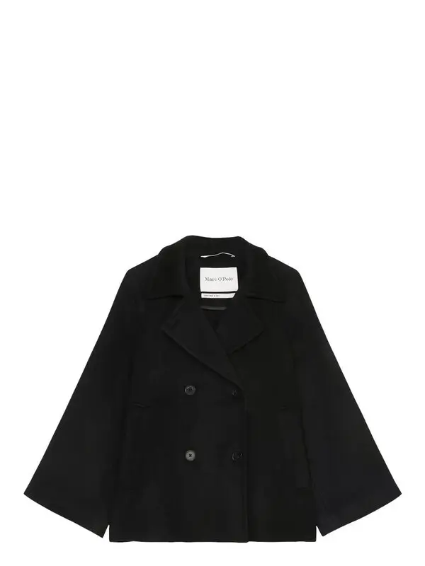 Marc O'polo Double-breasted Coat - Black