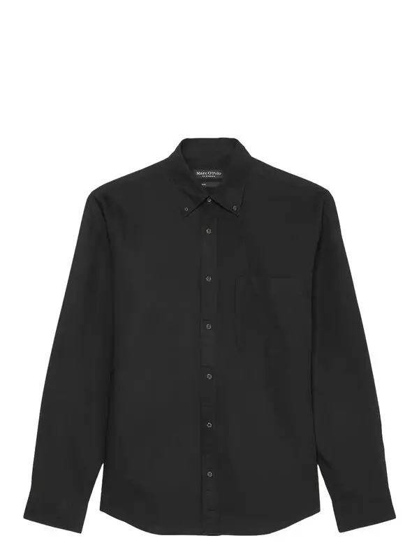 Marc O'polo Button-down Long-sleeve Shirt - Black