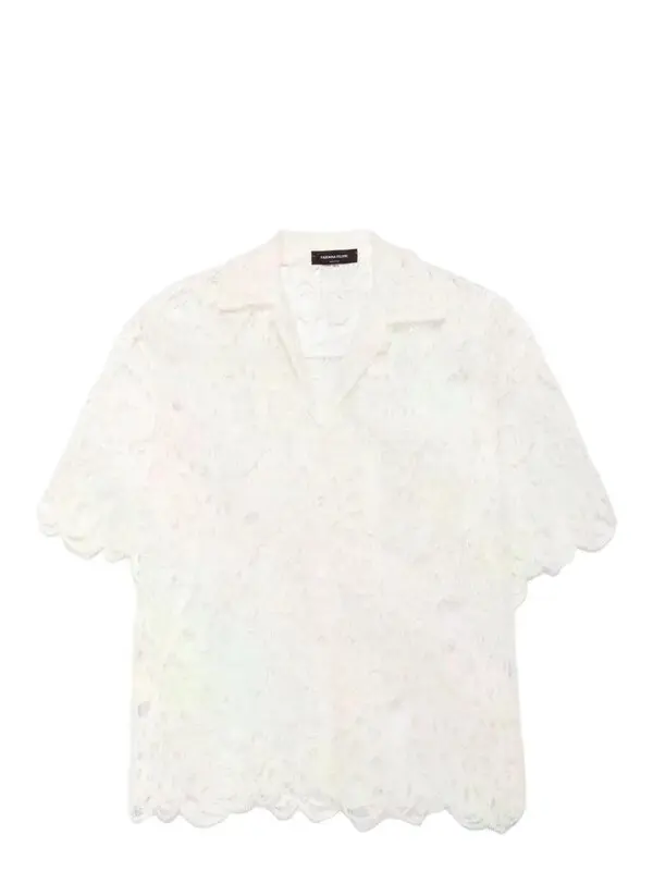 Fabiana Filippi Lace Button-front Shirt - White