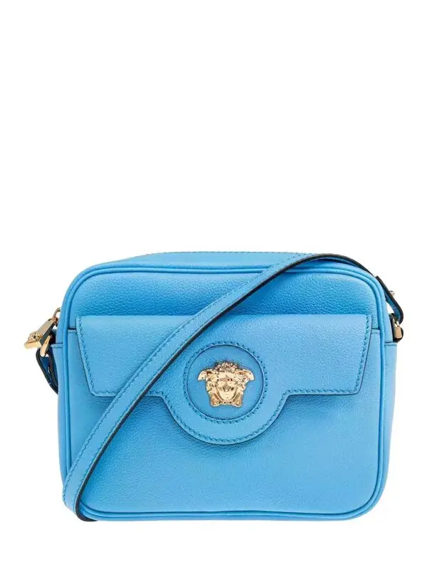 Versace La Medusa Shoulder Bag - Blue
