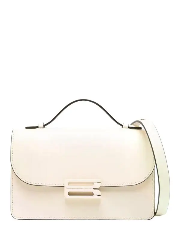 Victoria Beckham Mini Dorian Leather Shoulder Bag - White