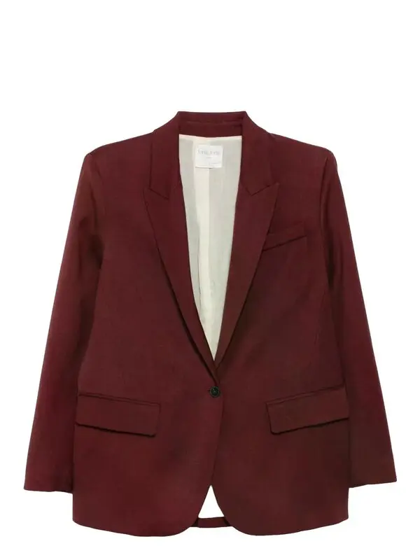 FORTE_FORTE Single-breasted Blazer - Red