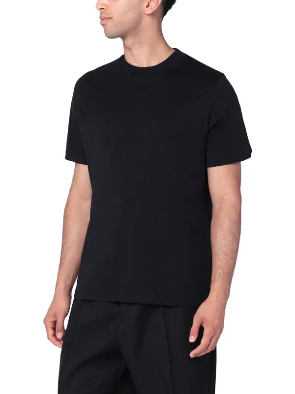 JIL SANDER Cotton T Shirt - Black