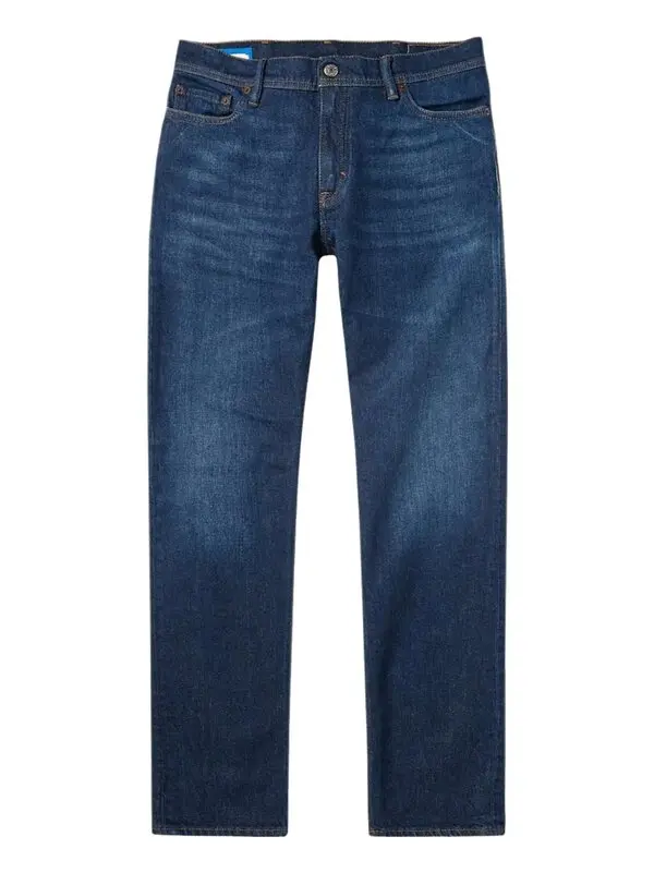 Acne Studios Blå Konst Cotton Denim Jeans - Blue