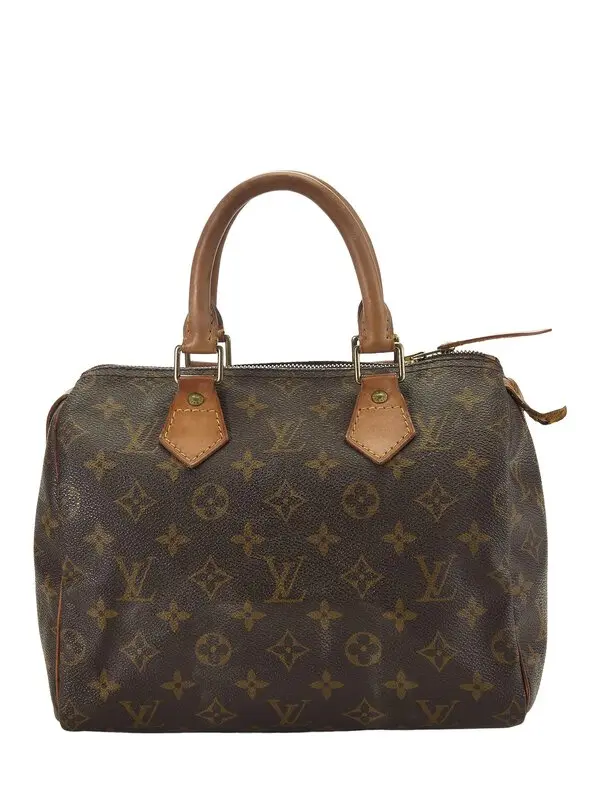 LOUIS VUITTON Speedy 25 Monogram Handheld Bag - Brown