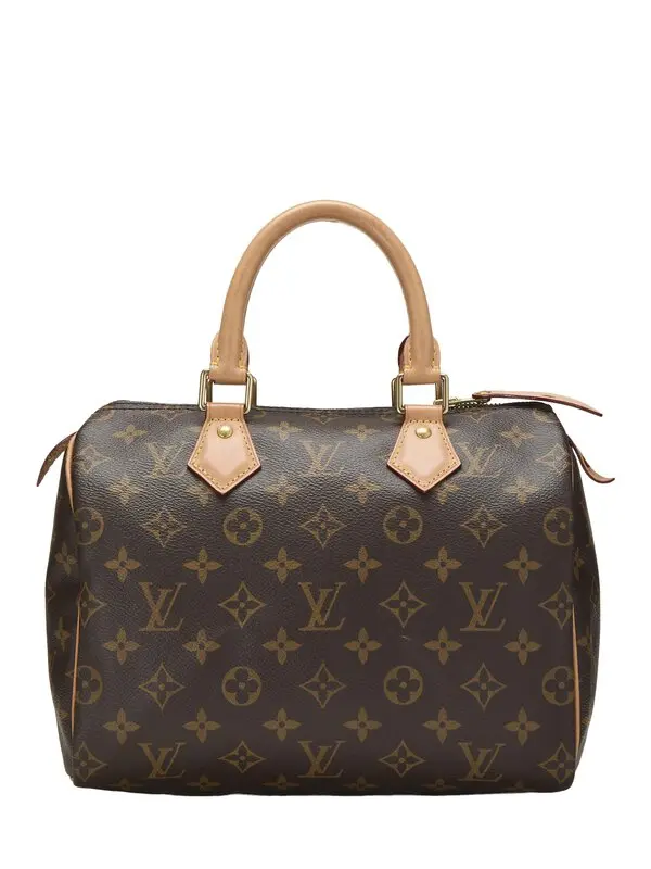 LOUIS VUITTON Speedy 25 Monogram Handheld Bag - Brown