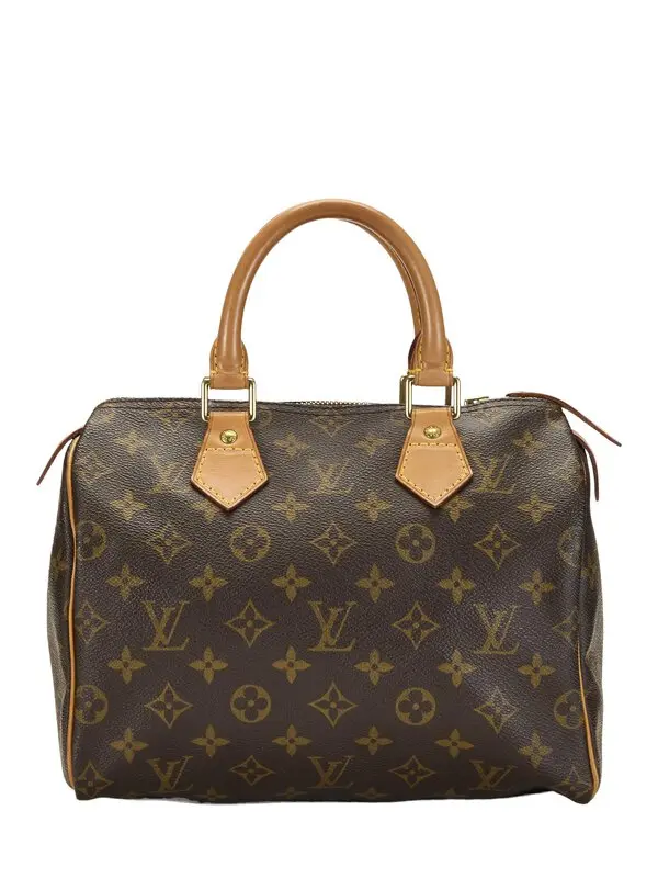 LOUIS VUITTON Speedy 25 Monogram Handheld Bag - Brown