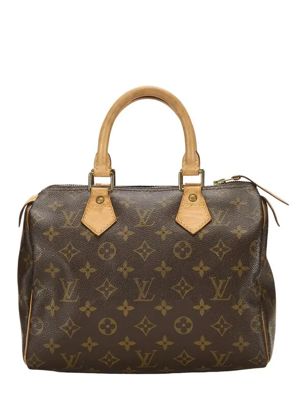 LOUIS VUITTON Speedy 25 Monogram Handheld Bag - Brown